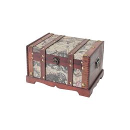 HMF 6408-129 Schatztruhe aus Holz, 29 x 20 x 17 cm, Klein, Amerika