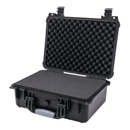 HMF ODK100 Outdoor-Fotokoffer, Transportkoffer mit Rasterschaumstoff, 41 x 32 x 17,5 cm