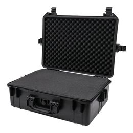 HMF ODK100 Outdoor-Fotokoffer, Transportkoffer mit Rasterschaumstoff, 57 x 41,5 x 21,5 cm