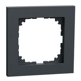 Merten Abdeckrahmen 1-fach anthrazit matt 9 x 8,3 cm