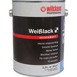 Wilckens Wei&szlig;lack 'Professional' wei&szlig; seidenmatt 2,5 l
