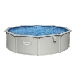 Bestway Stahlwandpool-Set 'Hydrium' Ø 460 x 120 cm mit Sicherheitsleiter und Sandfilteranlage