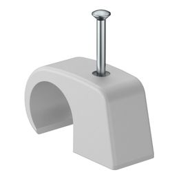 Haft-Clip lichtgrau 25 St&uuml;ck
