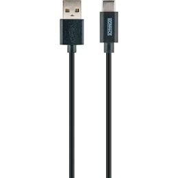 Schwaiger USB-Ladekabel Typ C schwarz 2 m