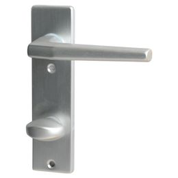 ALPERTEC Kurzschildgarnitur "Florence" Aluminium eloxiert 78 mm
