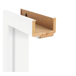 Classen Zarge 'Linea' wei&szlig; 198,5 x 73,5 x 32-34 cm, Rechtsanschlag
