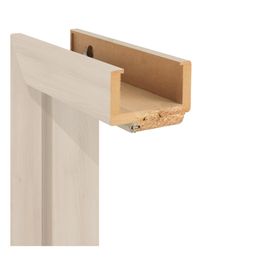 Classen Zarge 'Natura' Akazie hell 198,5 x 73,5 x 28-30 cm, Rechtsanschlag