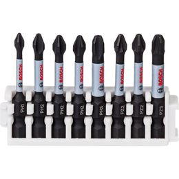 Bosch Schrauberbit-Set 'Impact Control' Kreuzschlitz PH1-PH3/PZ2-PZ3 50 mm 8-teilig