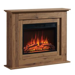 Balderia Elektrokamin 'Finn' dunkle Eiche 2 kW