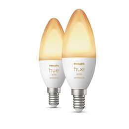 Philips LED-Lampe 'Hue White Ambiance' E14 5,2 W, 2er-Pack