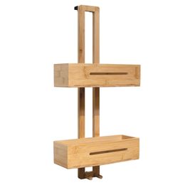 Schulte Duschkorb 'Bambus' naturfarben 60 x 28 x 15 cm
