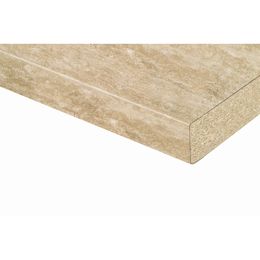 Arbeitsplatte '37910 Tibur' beige 4100 x 600 x 38 mm