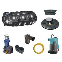 Rewatec Gartenanlage 'Eco Neo' 5.000 Liter 340 x 232 x 124,5 cm