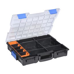 Allit EuroPlus Profi-Kleinteilekoffer 'Pro K44/12-6' mit Clips schwarz