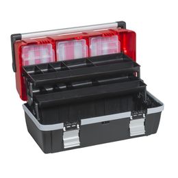 Allit McPlus Profi-Werkzeugkoffer 'AluC22' rot/schwarz 56 x 28,5 x 28 cm