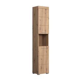 TRENDTEAM Hochschrank 'Amanda' braun matt 37 x 190 x 31 cm