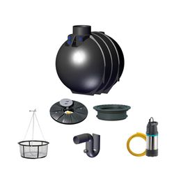 Rewatec Gartenanlage 'BL-II Basic' 7.600 Liter 276,5 x 231 x 233 cm