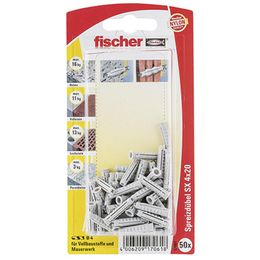 Fischer Fischer D&uuml;bel SX 4 x 20 50 St&uuml;ck