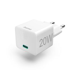 Hama Schnellladegerät weiß USB-C, PD / Qualcomm 20 W