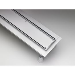 Ottofond Ablaufrinne verfliesbar chromfarben 1000 x 80 mm