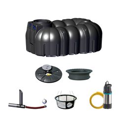 Rewatec Gartenanlage 'Neo Basic Retention' 7.100 Liter 340 x 236 x 146 cm