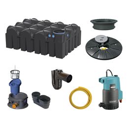 Rewatec Gartenanlage 'Eco F-Line' 7.500 Liter 334 x 231 x 126 cm