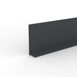 Doellken Weichsockelleiste 'Basic' schwarz 10000 x 50 x 15 mm