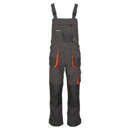 Arbeitslatzhose grau/orange Gr. 48