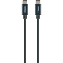Schwaiger Sync- und Ladekabel USB-C schwarz 0,5 m