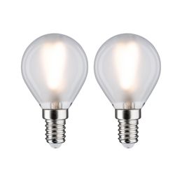Paulmann LED-Tropfenlampe E14 3W (25W) 250 lm warmwei&szlig; matt, 2er-Pack