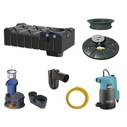 Rewatec Gartenanlage 'Eco F-Line' 1.500 Liter 240 x 120 x 88 cm