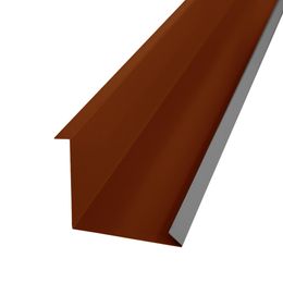 Bravolink BRAVO Innengiebelblech terrakottafarben 100 x 25 x 0,04 cm