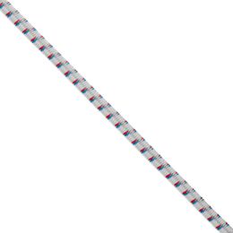 Seilflechter Gummiseil hochelastisch wei&szlig; Meterware &Oslash; 4 mm