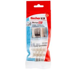 Fischer Montage-Set für Lampen und Briefkästen in gedämmten Fassaden, 4-teilig