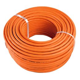 Hama S/FTP-Netzwerkkabel orange CAT-7 geschirmt, halogenfrei 50 m Rolle