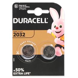 Duracell Knopfzellen CR2032 3 V, 2 St&uuml;ck