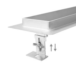 Hux - Home Duschrinne 60 cm Edelstahl, 3-reihig gelocht