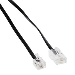 Schwaiger ISDN-Anschlusskabel RJ-11/RJ-45 schwarz 3 m