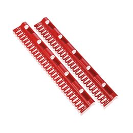 Leifheit 2er Set Kleinteilehalter rot 39 x 2 x 7,5 cm für 27 Kleinteile