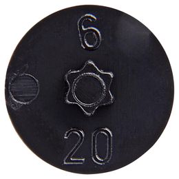 toom Abdeckkappen TX20 4 - 4,5 mm 30 Stück