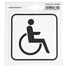 Schild 'Rollstuhl'