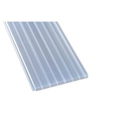 Gutta PVC-Hohlkammerpaneel klar 200 x 20 x 1,6 cm