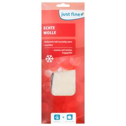 Schuheinlegesohle echte Wolle creme 38/39