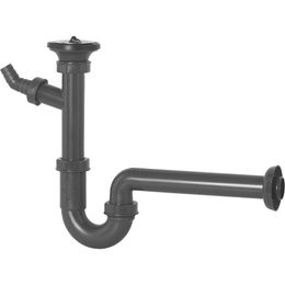 CORNAT Waschtisch-R&ouml;hrengeruchsverschluss mit Machinenanschluss, 1 1/2" x &Oslash; 32 mm