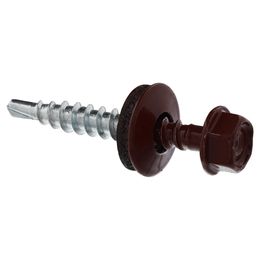 Bravolink BRAVO Schrauben terrakotta &Oslash; 4,8 x 35 mm 50 St&uuml;ck