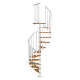 Dolle Spindeltreppe 'Montreal' wei&szlig; &Oslash; 120 cm, 11 Stufen