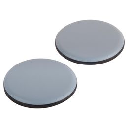toom Ultragleiter selbstklebend &Oslash; 6,3 cm grau 2 St&uuml;ck