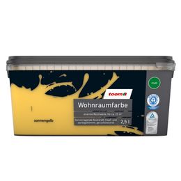 toom Wohnraumfarbe sonnengelb matt 2,5 l