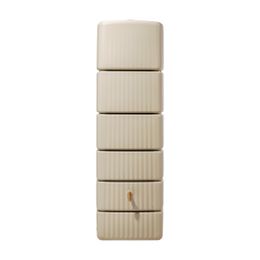 4rain Wandtank 'Slim' beige 330 l mit Hahn