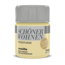 Sch&ouml;ner Wohnen Farbe Sch&ouml;ner Wohnen Farbe Trendfarbe 'Vanilla' gelb matt 50 ml